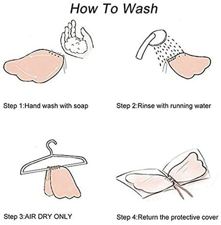 Magic Push Up Stick On Bra, Invisible Bra With Drawstring Lift Up ...