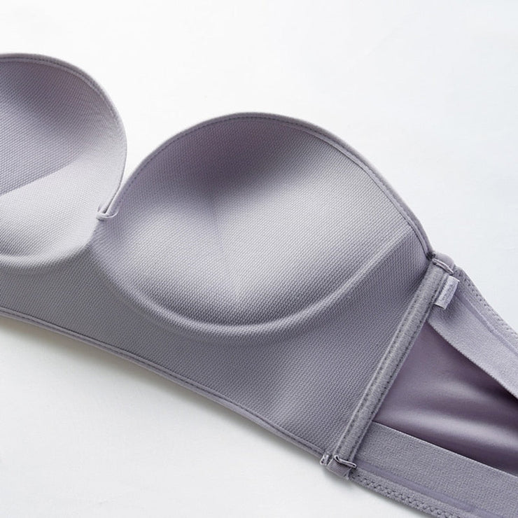 Magic Strapless Front Buckle Bra, Backless Bra Design, Push Up, Low ...