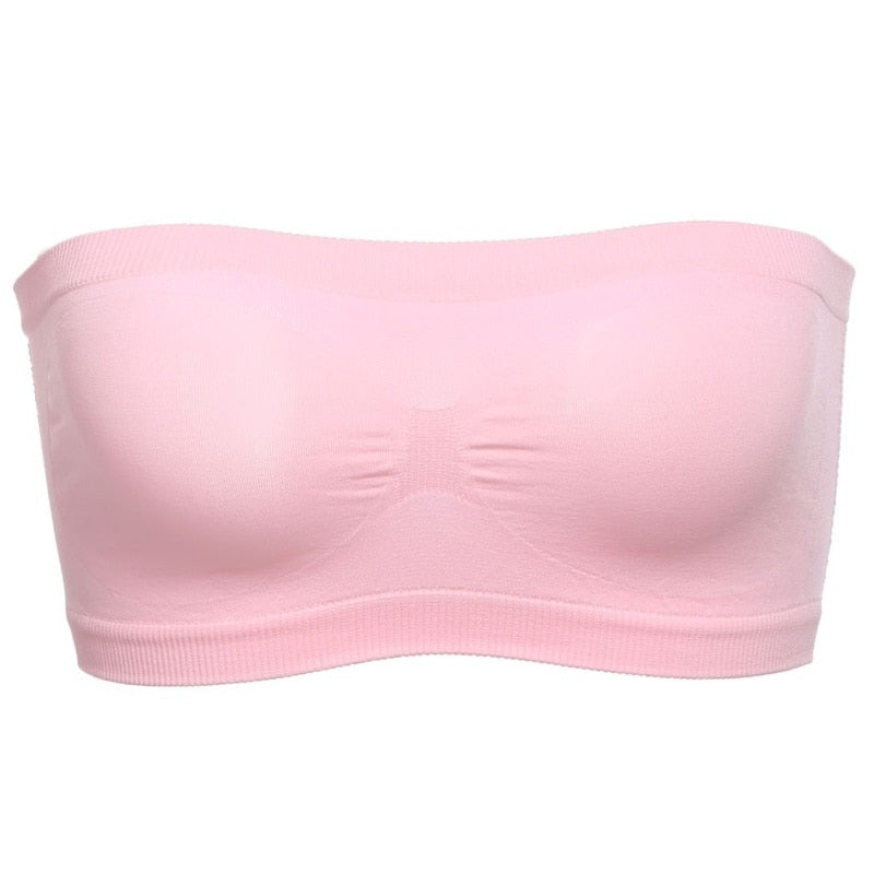 Magic Bandeau Bra, Strapless Invisible Bonded Bandeau, Supportive ...