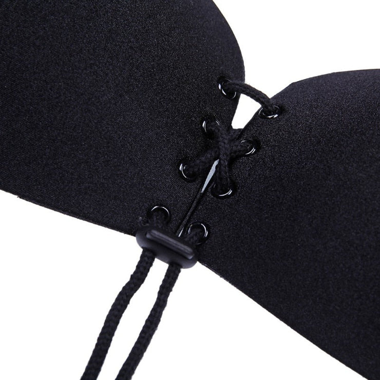 Magic Push Up Stick On Bra, Invisible Bra With Drawstring Lift Up ...