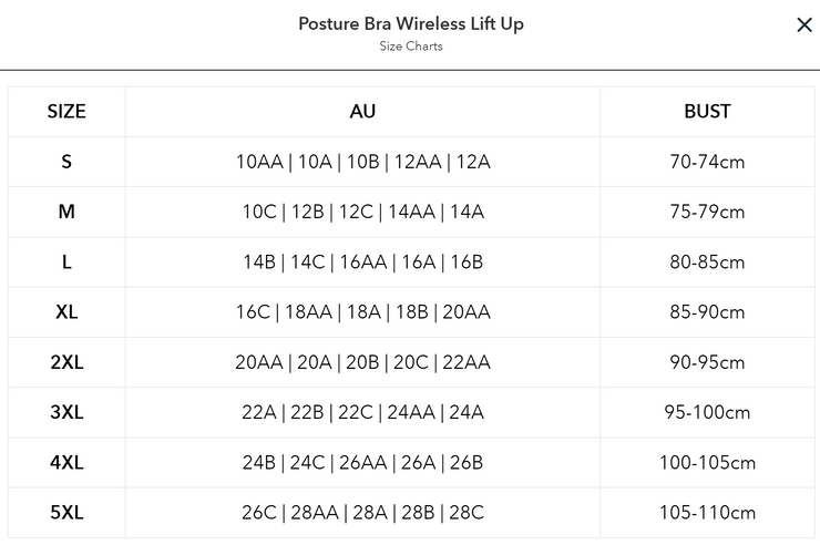 Posture Bra Wireless Lift Up – Magic Bra Australia