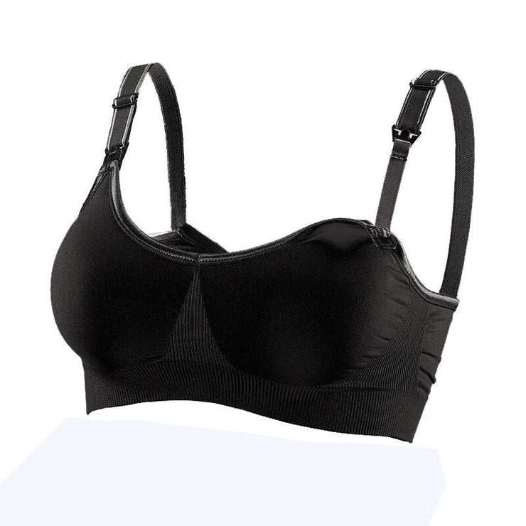 Magic Seamless Nursing Push Up Bra, Comfy Wireless Padded Bra With ...