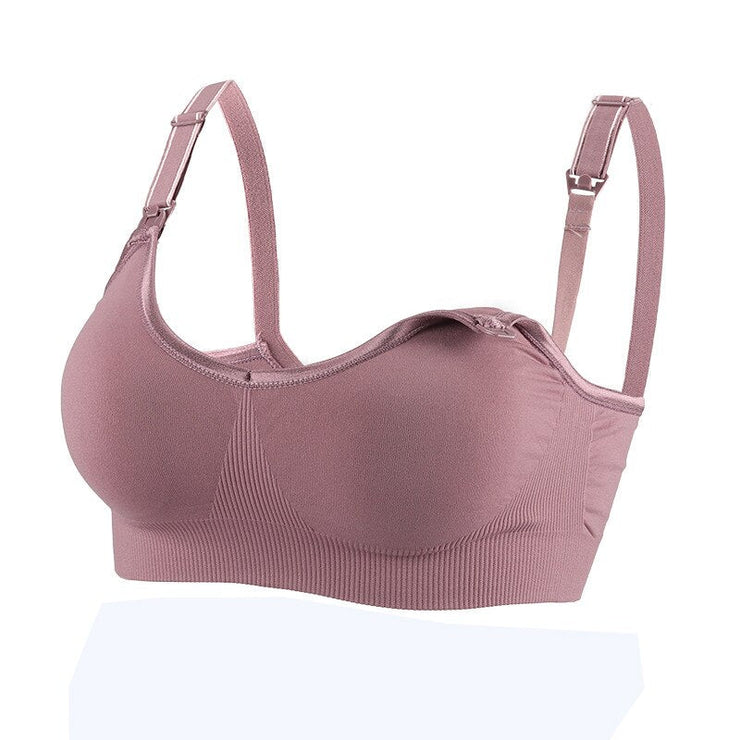 Magic Seamless Nursing Push Up Bra, Comfy Wireless Padded Bra With ...