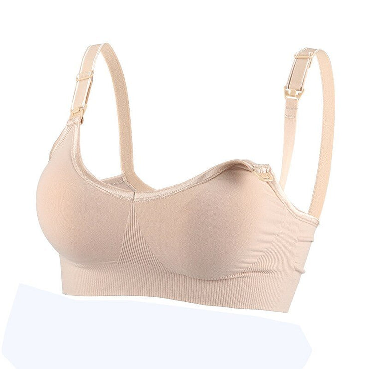 Magic Seamless Nursing Push Up Bra, Comfy Wireless Padded Bra With ...